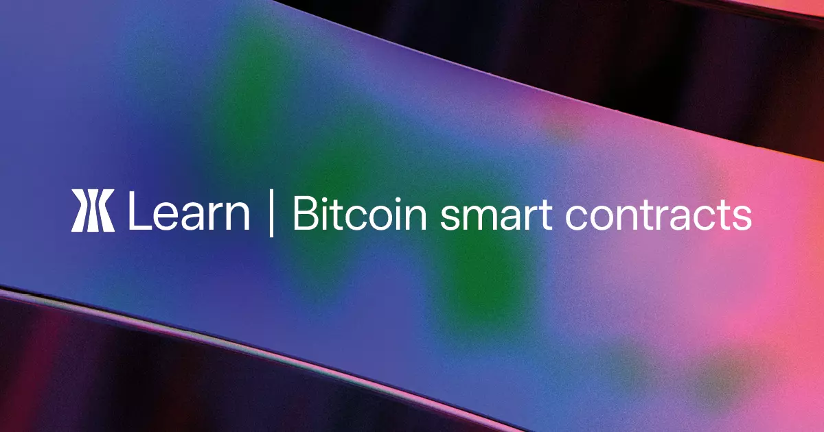 Bitcoin Smart Contracts Gamma Learn Gamma