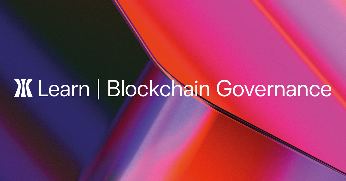 Blockchain Governance | Gamma Learn | Gamma